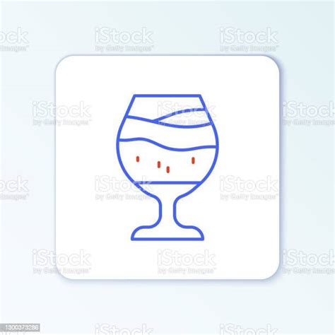 흰색 배경에 고립 된 맥주 아이콘의 라인 유리 다채로운 개요 개념 벡터 0명에 대한 스톡 벡터 아트 및 기타 이미지 0명 Ale 가득 찬 Istock