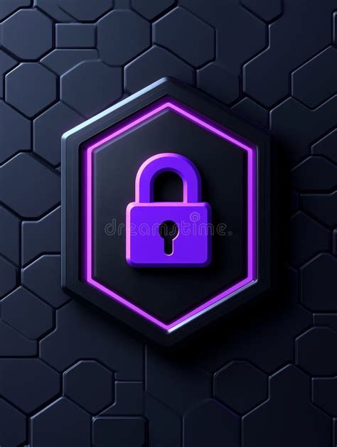 A Near View Of Cutting Edge Key Shaped Security Icons Displayed On A Dark Surface Stock Image