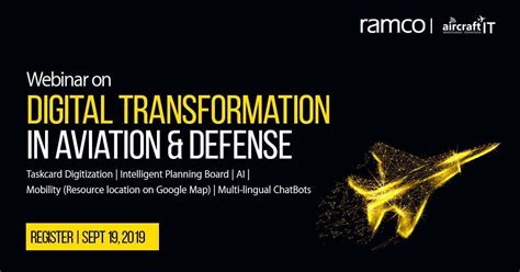 Ramco Systems On Linkedin Ai Ml Digitisation Taskcards Webinar Mro