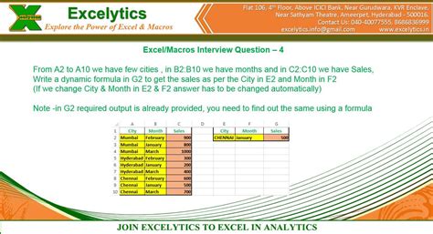 Excelytics Excel Macros And Vba Hyderabad