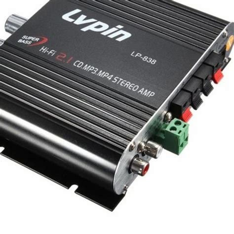 Jual Ampli Treble Bass Booster 12V Mini Hifi Stereo Amplifier LVPIN LP 838 AMPLIFIER Shopee