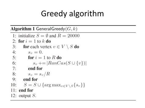 Ppt Maximizing The Spread Of Influence Through A Social Network