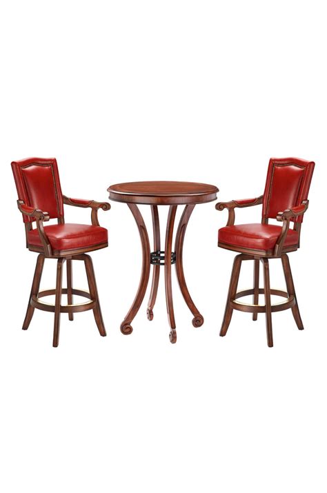 Darafeevs Madrid 3 Piece Bar Height Pub Table Set • Barstool Comforts