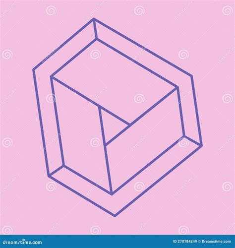 Optical Illusion Pattern Impossible Shapes Vector Optical Art Object Geometric Figures