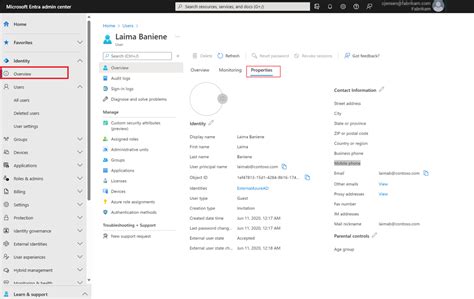 User Management Enhancements Azure Docs