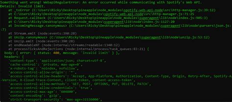 invalid limit · issue 431 · thelinmichael spotify web api node · github
