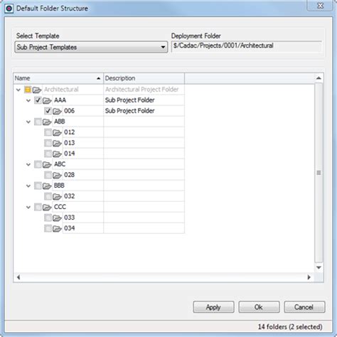 Default Folder Structure