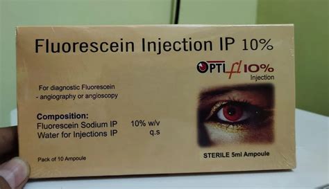 Fluorescein 20 Injection For Hospital At ₹ 900 Piece In Aruppukkottai Id 23127731230