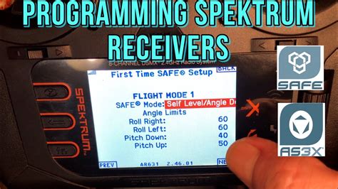 Programming Spektrum Receivers With S A F E And AS3X New Rcplane Setup Test YouTube