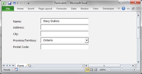 Excel Show Initial Text In Combo Box Control Select One ~ Stacy