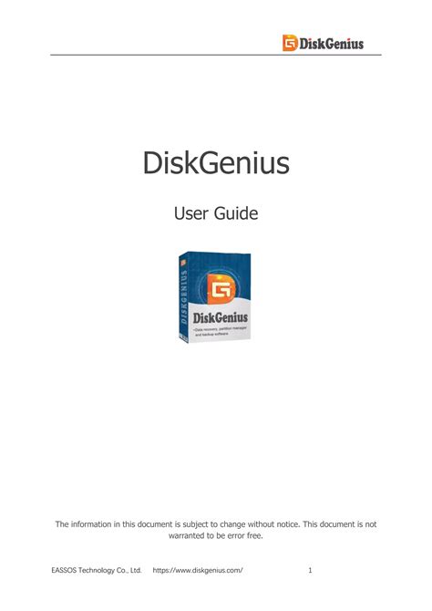 Diskgenius User Guide Pdf