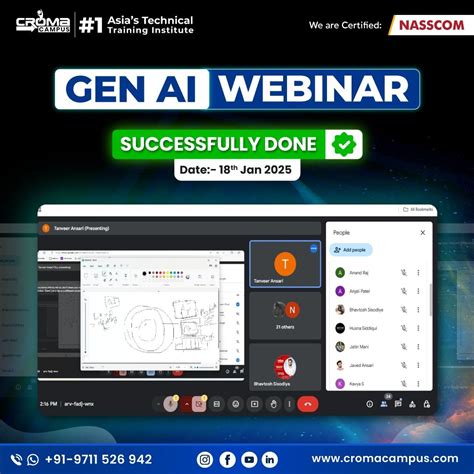 Croma Campus Pvt Ltd On Linkedin Genai Aiwebinar Cromacampus Techtalks Aiforall