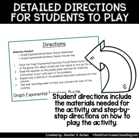 Graph Exponential Functions Puzzles A9c A9d Math Activity Low Prep Matching