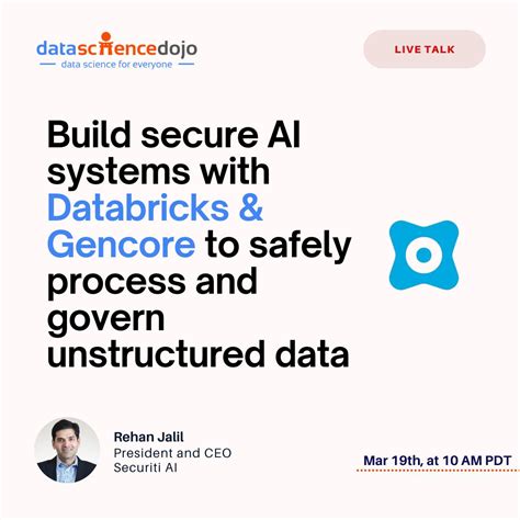 Ai Databricks Gencoreai Aigovernance Unstructureddata Genai… Data Science Dojo