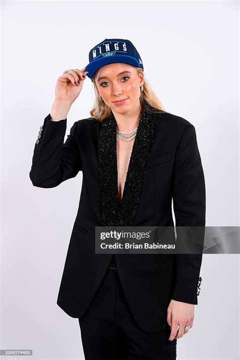 Paige Bueckers Poses For A Portrait After Being Drafted By The Dallas