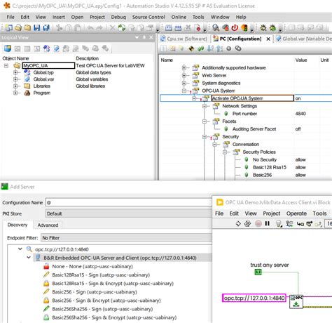 Opc Ua Connection Problem Ni Community