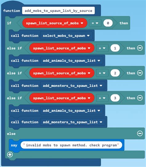 Code Part 4 — Spawn List For Riding The Rail In Makecode For Minecraft