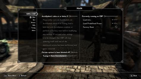 Mcm Menu Setup At Skyrim Special Edition Nexus Mods And Community