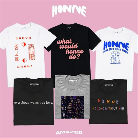 Honne Shirt Honne Asia Tour T Shirt Amazedph Shopee Philippines