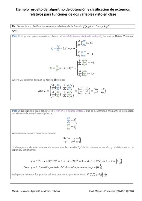 Algoritmo De Obtención Apuntes De Matemáticas Docsity