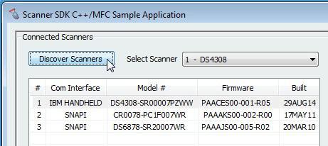 Scanner SDK For Windows Test Utilities And Source Code Zebra Technologies