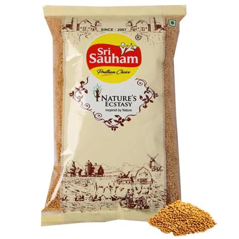 Sri Sauham Yellow Mustard Seed Peeli Sarson Whole Pilli Sarso 400gm Jiomart