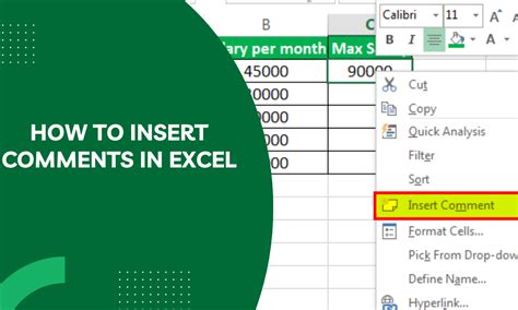 How To Insert Comments In Excel A Comprehensive Guide Earn And Excel