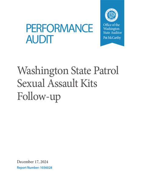 Sexual Assault Kit Backlog Audit Pdf Audit Internal Control