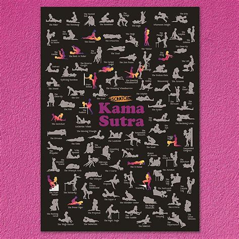 Poster à Gratter Kamasutra Cadomaestro