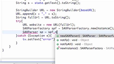 Android Developing Applications Tutorial 157 Saxparserfactory And Xmlreader Youtube