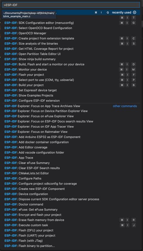 Getting Started With Esp Idf In Visual Studio Code