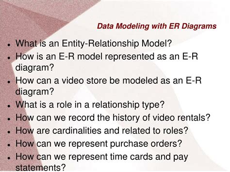 PPT Data Modeling With ER Diagrams PowerPoint Presentation Free Download ID 3200495