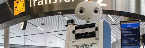 Spencer Robot Completed Tests Guiding Klm Passengers At Schiphol