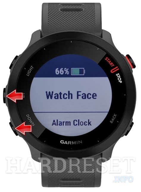 Hard Reset Garmin Forerunner 55
