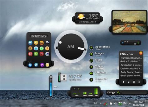 Get Sleek Stylish Desktop Widgets With XWidget Freewaregenius Com