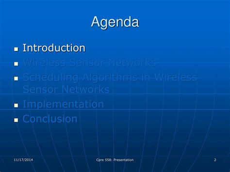 Ppt Real Time Message Scheduling In Wireless Sensor Networks Powerpoint Presentation Id6722157