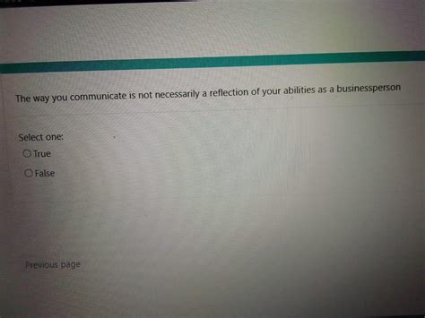 Solved In The Communication Process All Of The Following