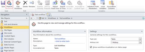 how to enable workflow visualization at the sharepoint site sharepoint
