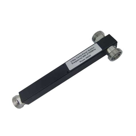 2 Way Power Splitter 698 2700mhz Din Female Square Cavity Annew Technology