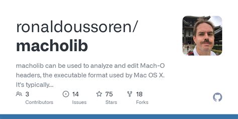 Github Ronaldoussorenmacholib Macholib Can Be Used To Analyze And