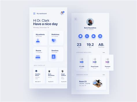 Medical Assistant App Exploration By Gerson Portillas For Nice100team On Dribbble