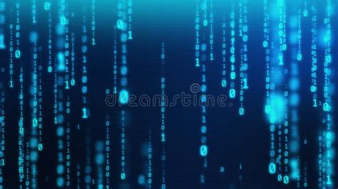 Binary Code Digital Information Technology Background Seamless Loop