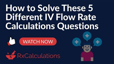 Iv Flow Rate Questions