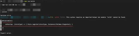 How To Solve Error TS2354 This Syntax Requires An Imported Helper But