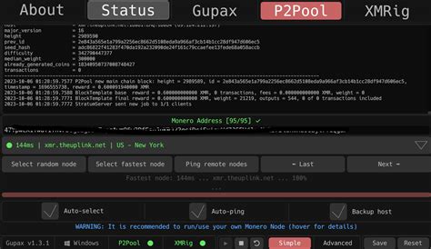 Mining How Long Should I Wait Until I See Some Xmr Mined With Gupax