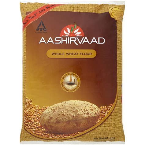 Aashirvaad Whole Wheat Atta Flour 5kg Woolworths