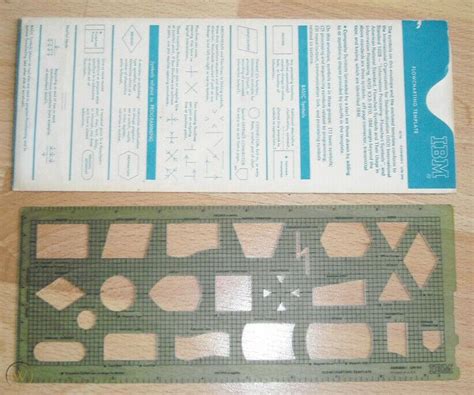 Vintage Ibm 360 Flowcharting Template Form Gx20 8020 1 W Paper Sleeve 3941478642