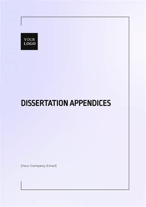Free Dissertation Templates To Edit Online