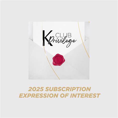 Club Privilege 2025 Subscription Expression Of Interest Kerastase