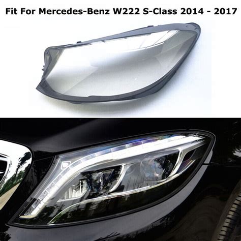 Left Fit Mercedes Benz W222 S Class 2014 2017 Auto Shade Headlight Lens